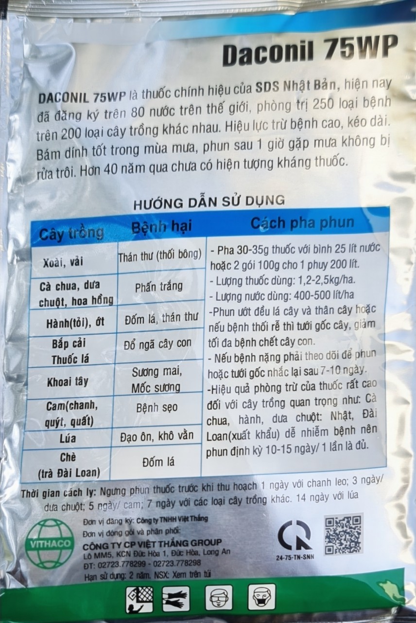 DACONIL 75WP - Cú Đấm Thép